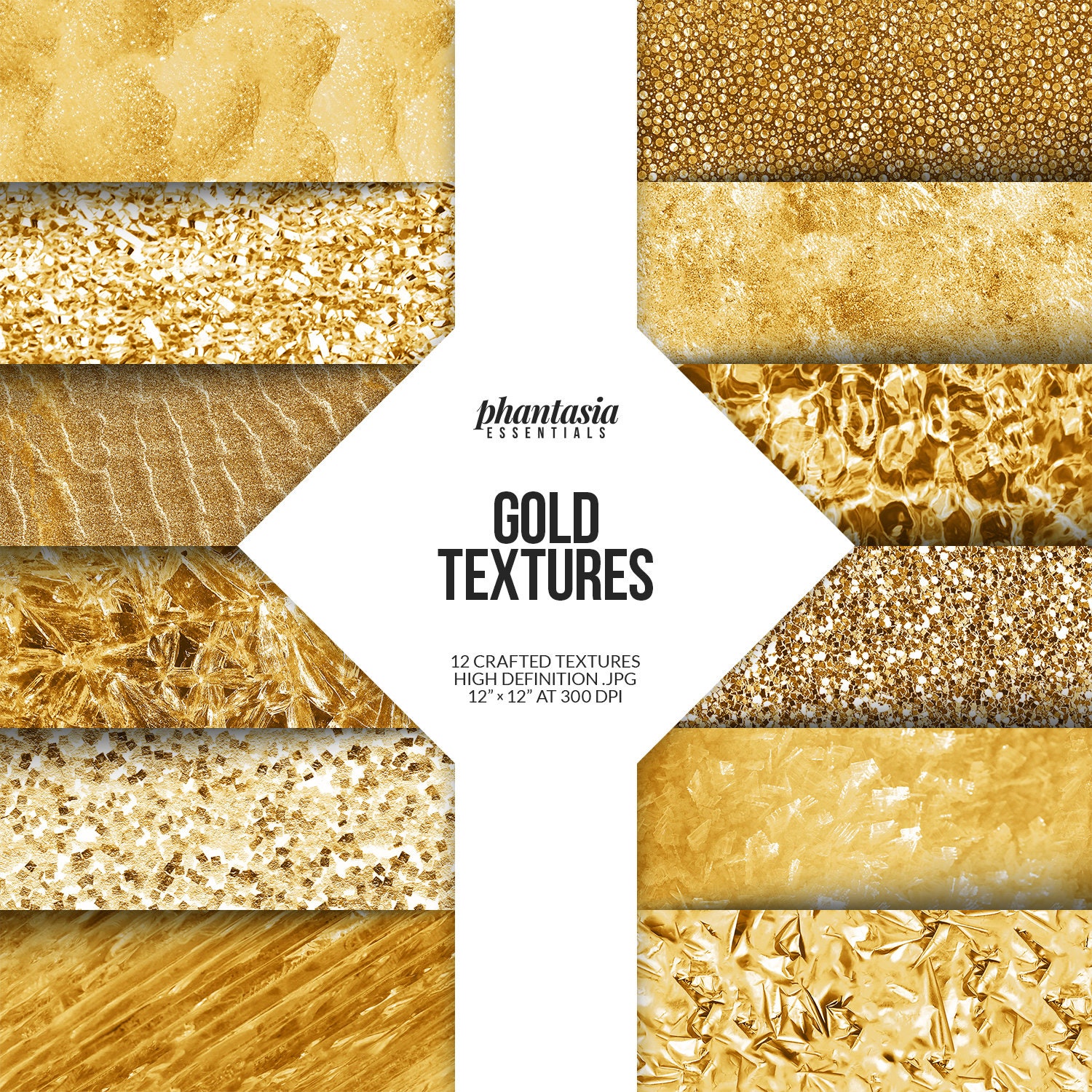Gold Textures, Gold Digital Paper, Seamless Background, Glitter Pattern ...