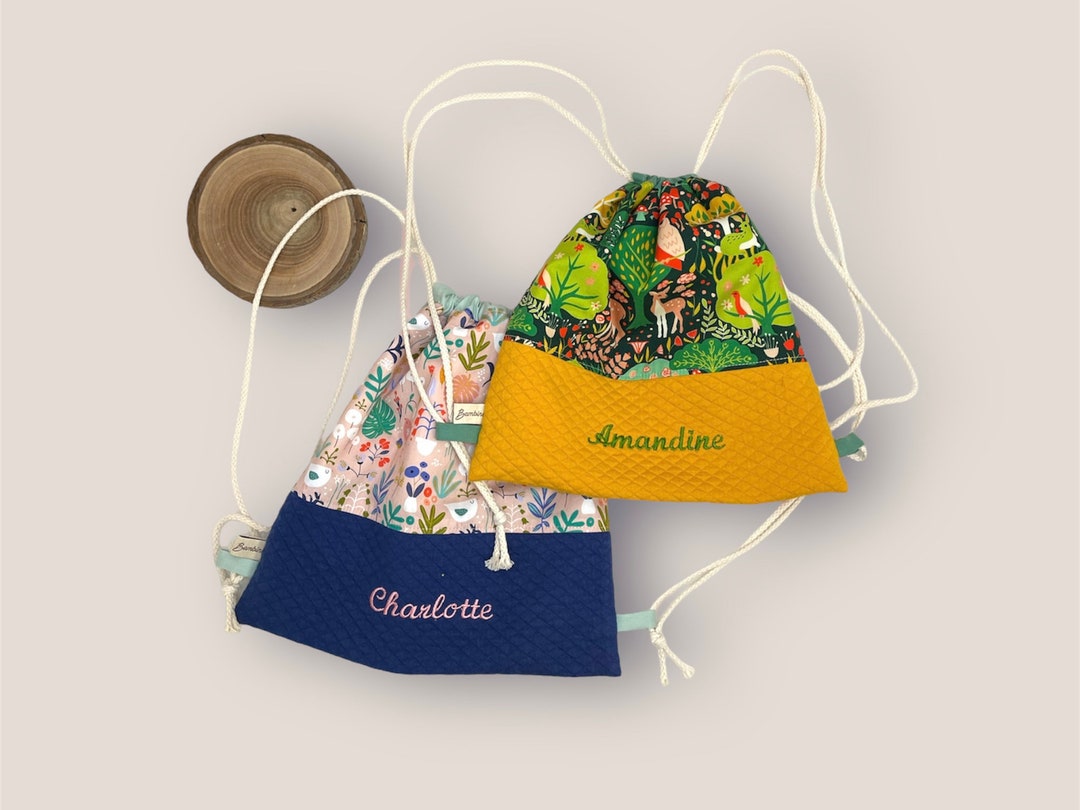 Small Drawstring Backpack for Children - Etsy