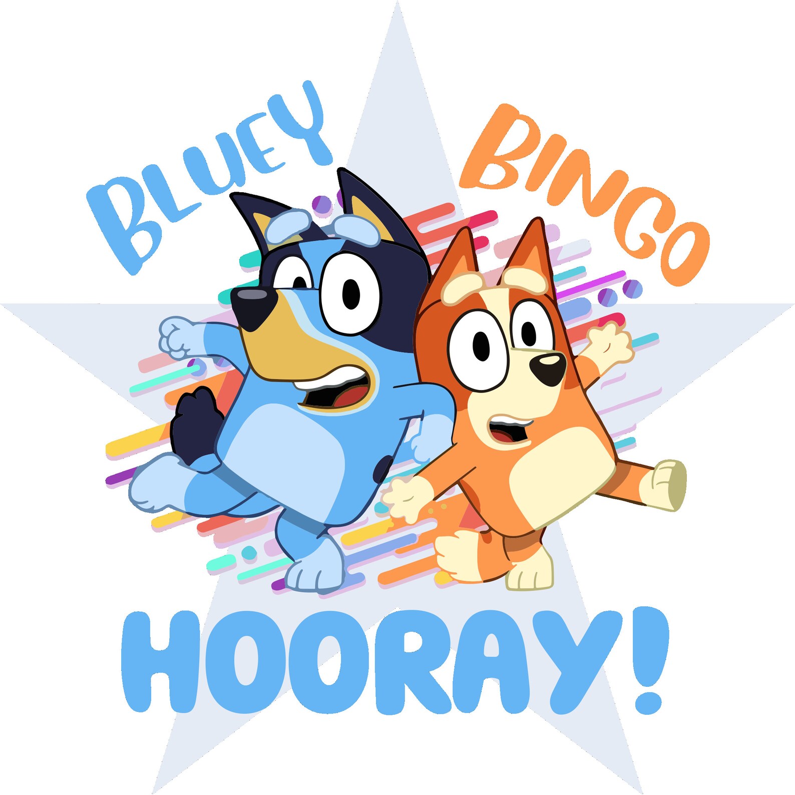 Hooray Bluey PNG, Digital File, DTF, Sublimation - Etsy Canada