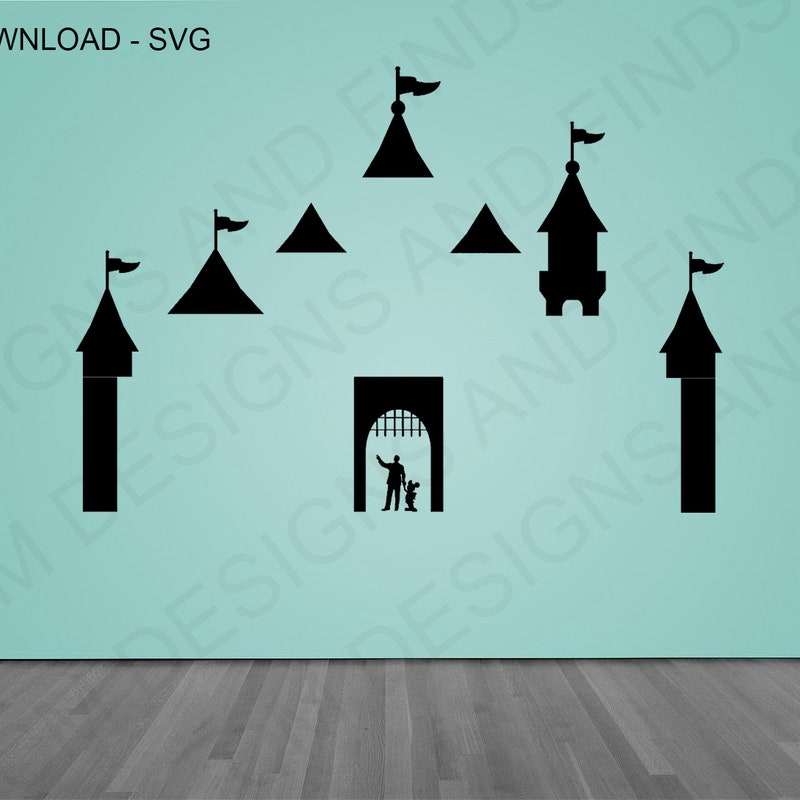 Castle Wall Decal - Etsy