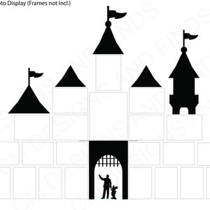 Digital Download (SVG,JPG,PDF)- Castle Photo Display - Etsy
