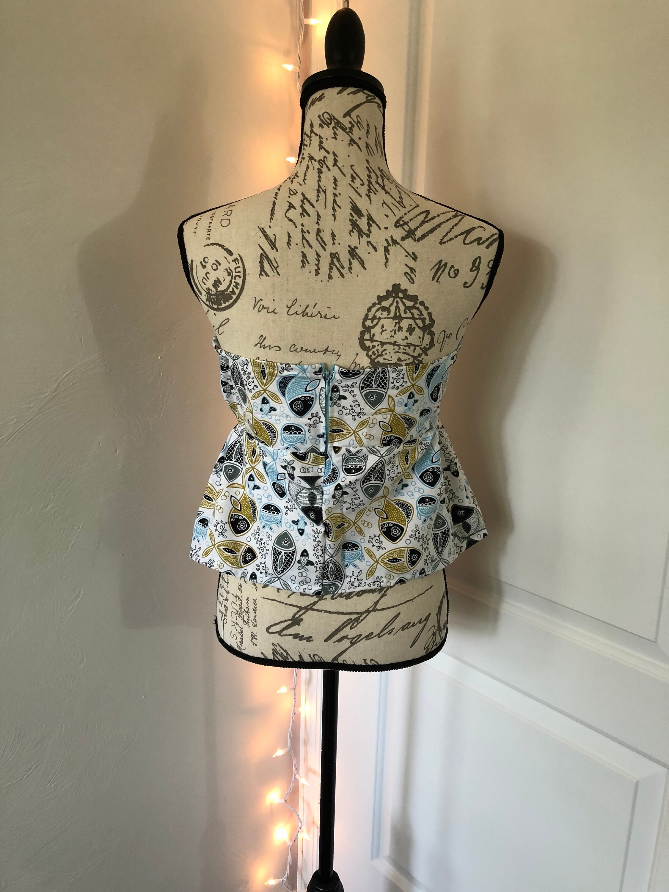 Under the Sea Strapless Halter Top - Etsy