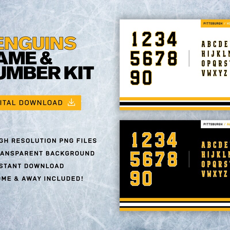 Pittsburgh Penguins Svg - Etsy