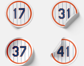 Mets Retired Number - Etsy