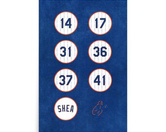 New York Yankees Print Retired Numbers 2022 High Quality Free Shipping ...