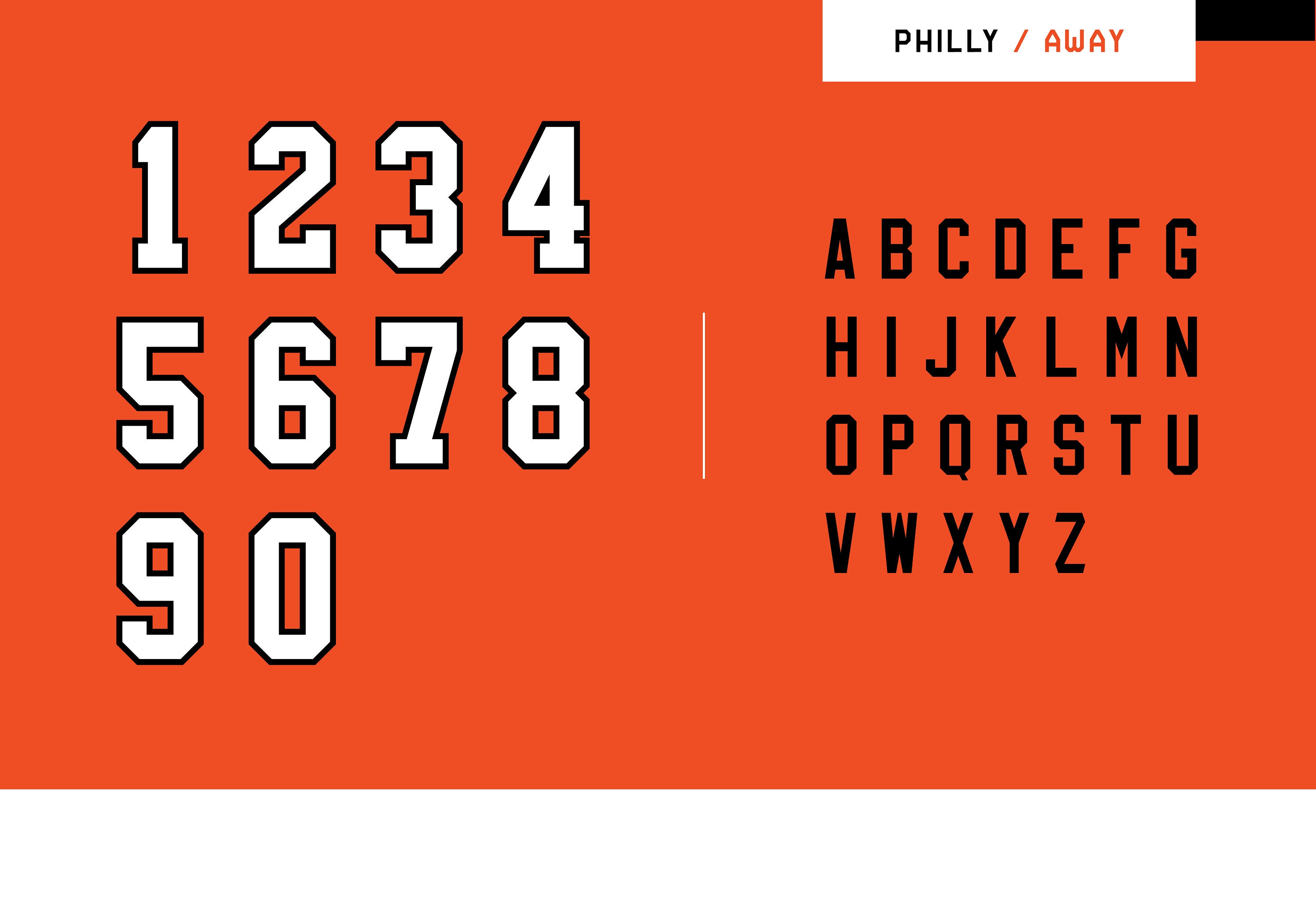 Flyers Numbers & Letters High-res Digital PNG Files for Jerseys ...
