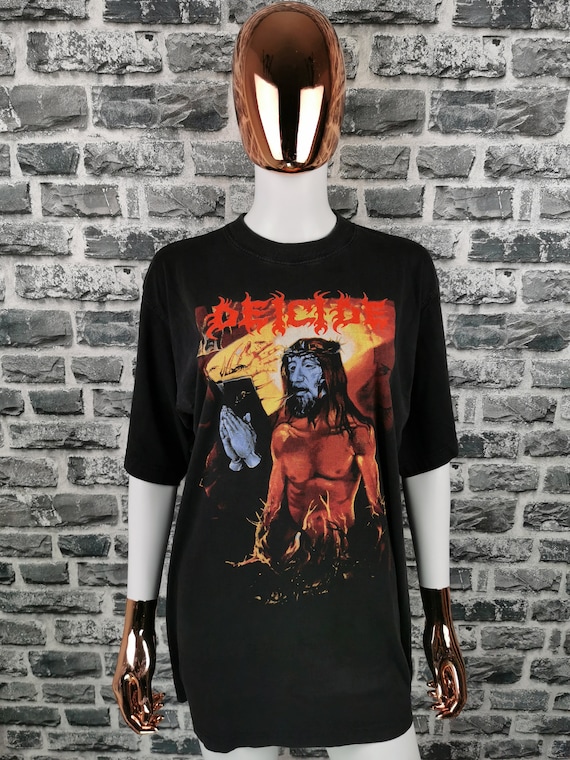 Vintage 1997 Deicide ‘Serpents Of The Light’ longslee… - Gem