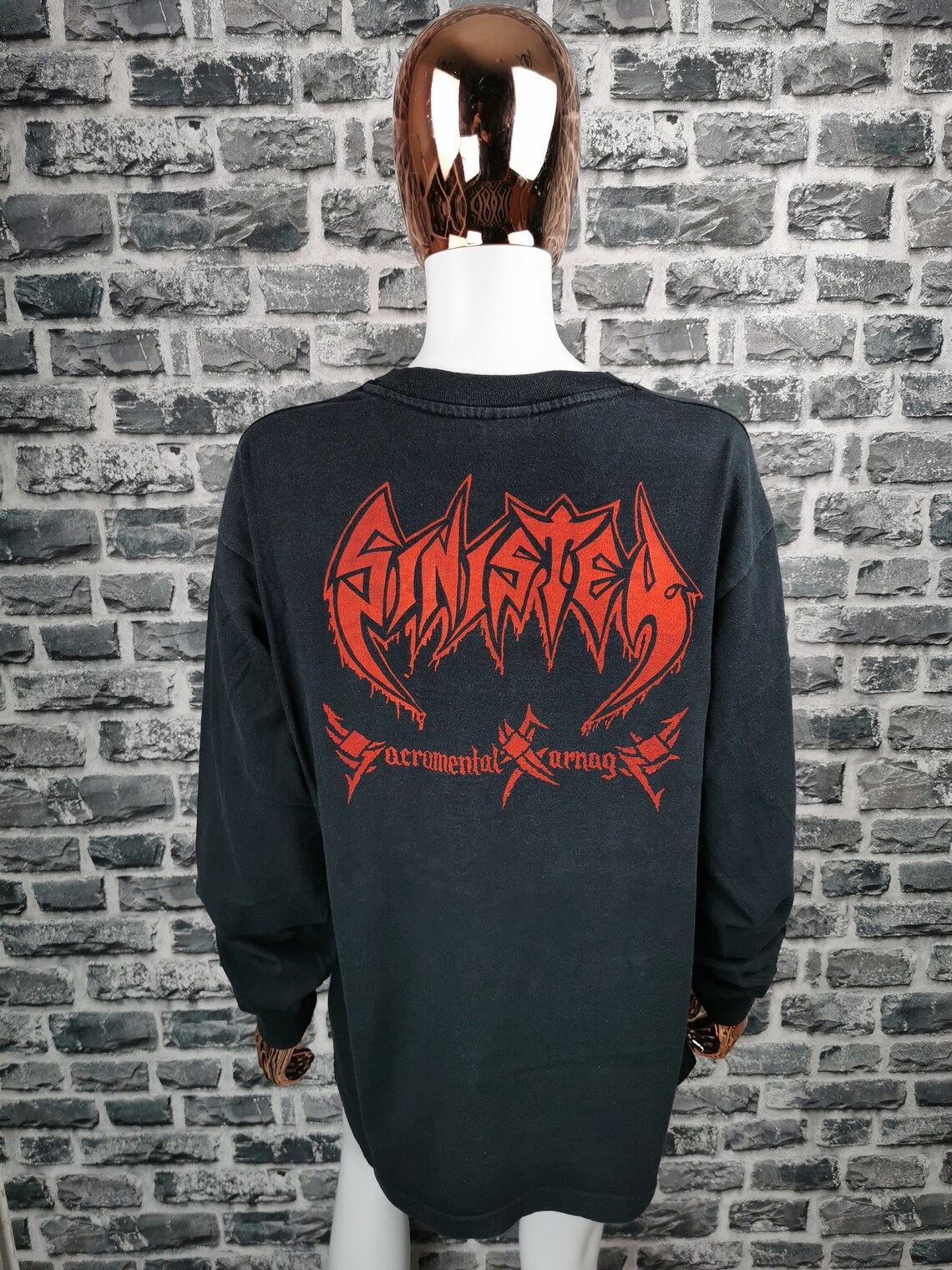 SINISTER 1992 Vintage Longsleeve Shirt Sacramental Carnage / - Etsy