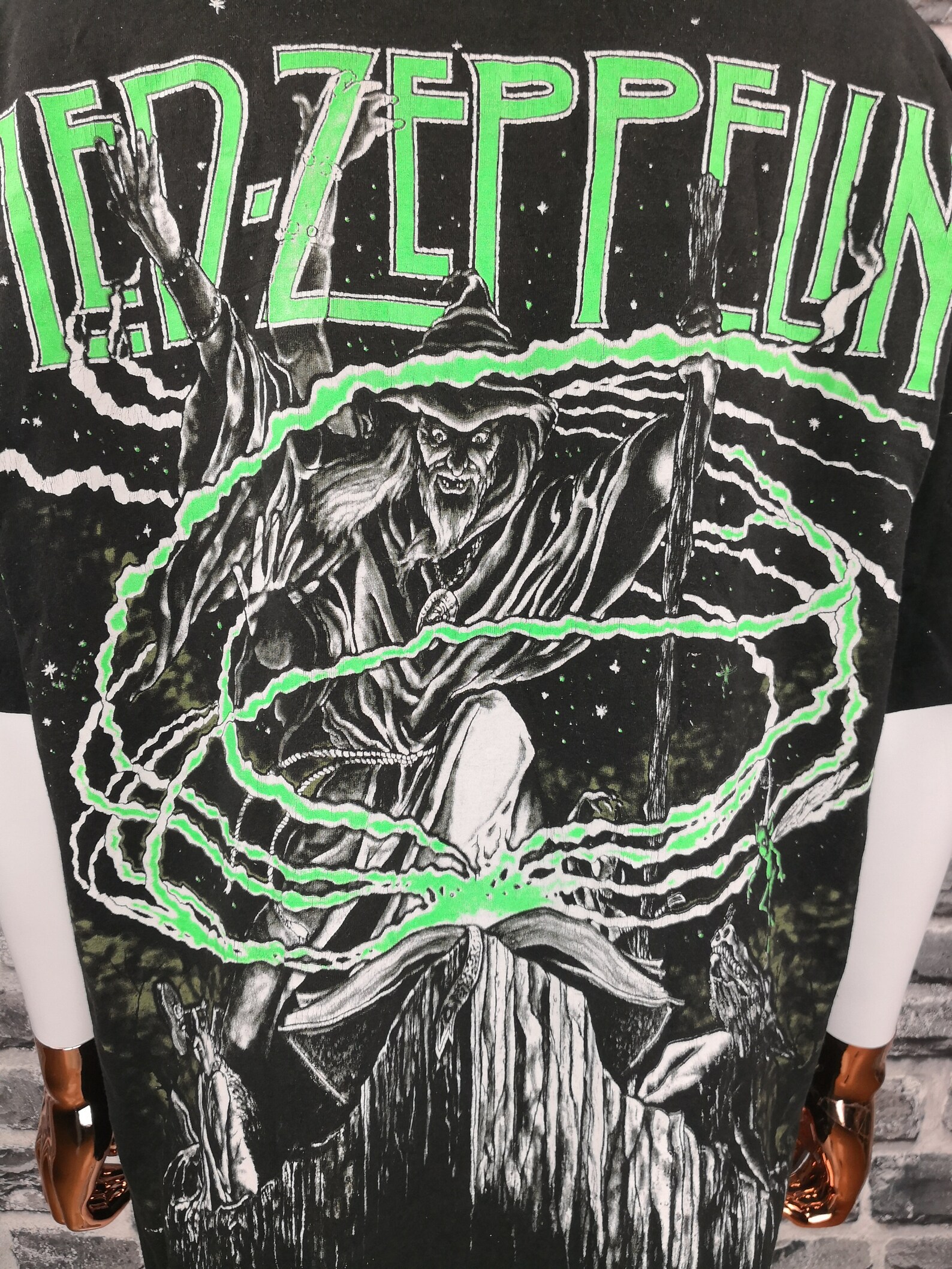 LED ZEPPELIN 1992 Vintage T-Shirt Wizard All Over Print | Etsy