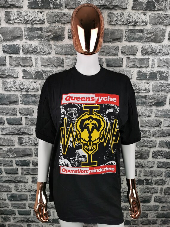 QUEENSRYCHE 1988 unworn Vintage T-shirt Revolution Calling / | Etsy