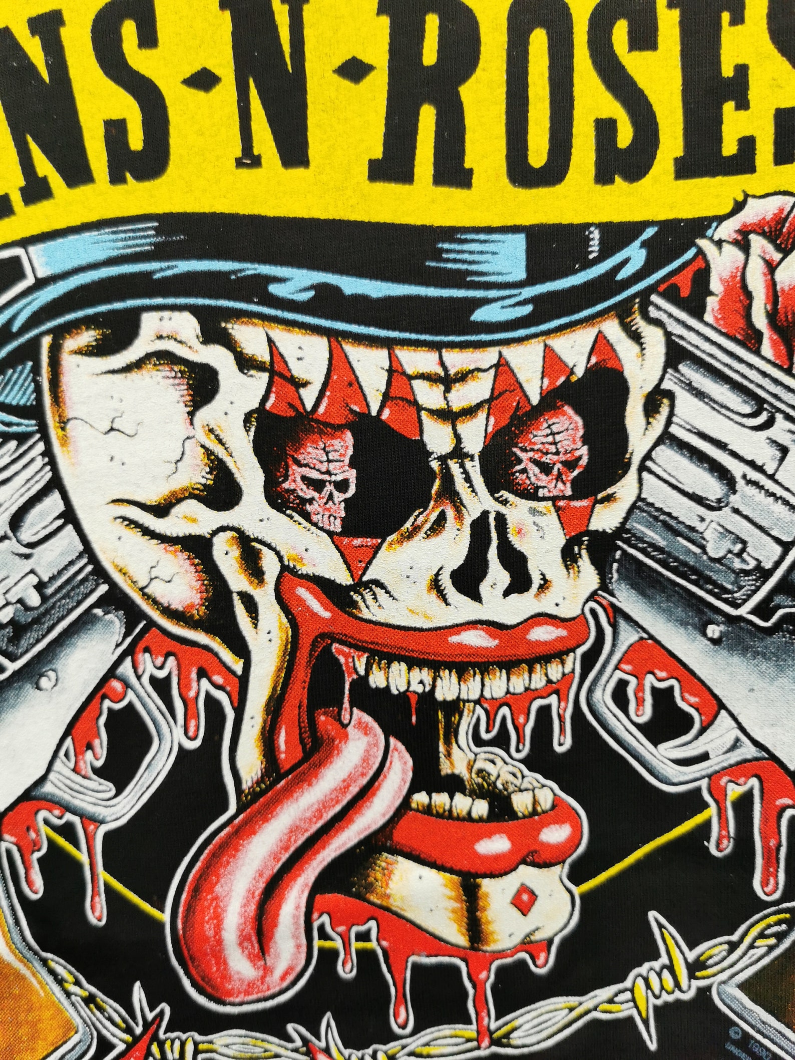 GUNS N ROSES 1990 Non porté t-shirt vintage / GNR - Etsy France