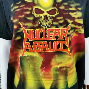 NUCLEAR ASSAULT 1988 unworn Vintage T-shirt Survive Promo - Etsy