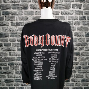 BODY COUNT 1994 Vintage Longsleeve Shirt Born Dead European - Etsy