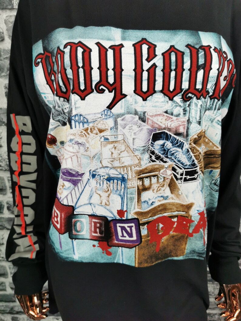 BODY COUNT 1994 Vintage Longsleeve Shirt Born Dead European - Etsy