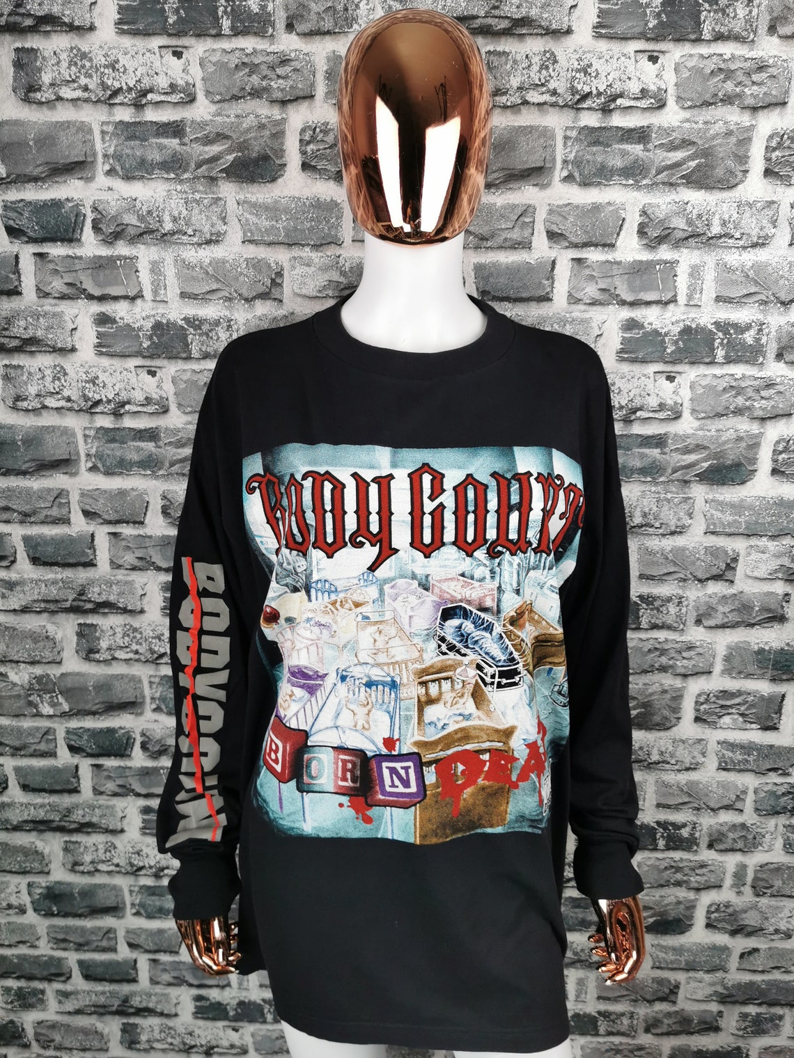 BODY COUNT 1994 Vintage Longsleeve Shirt Born Dead European | Etsy