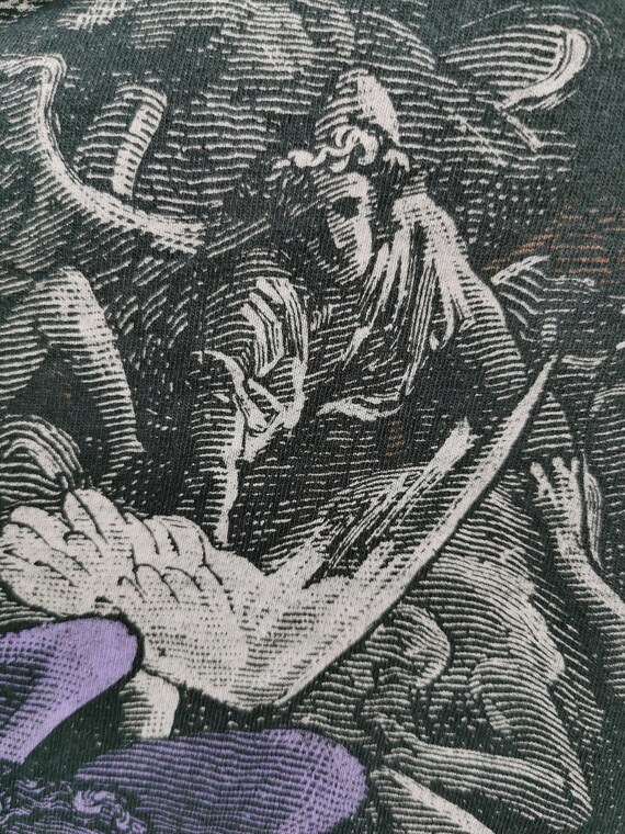 GUSTAVE DORE 1994 Vintage T-Shirt / All Over Print Te… - Gem