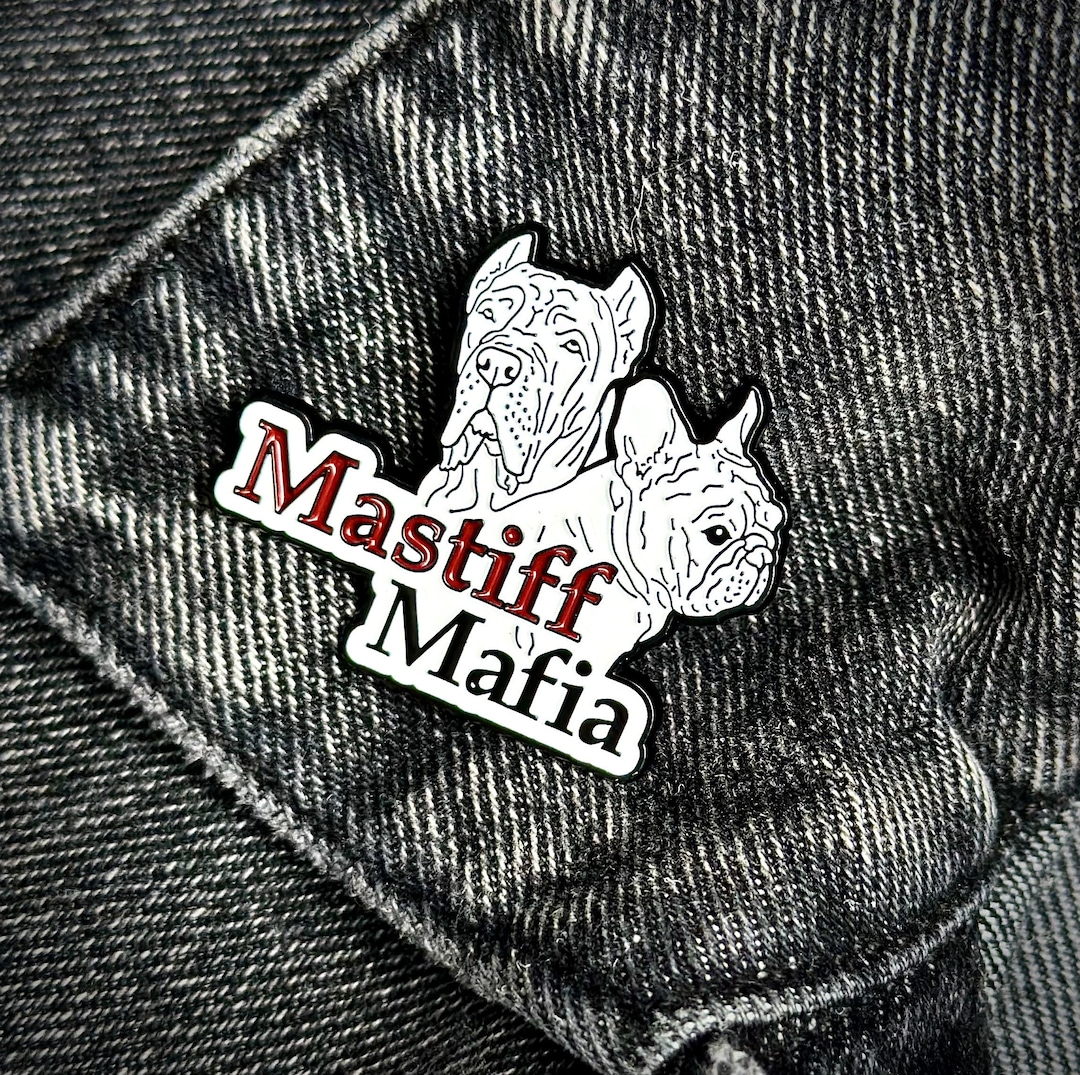 Cane Corso Mastiff Mafia Dog Pin - Etsy
