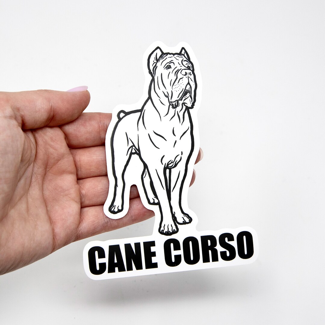 Vinyl Cane Corso Mastiff Sticker Decal - Etsy
