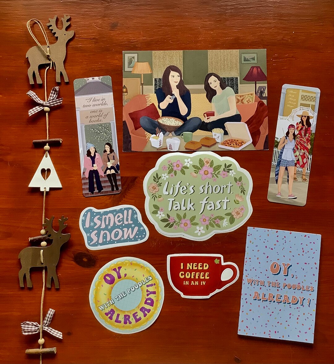 Christmas Special Gilmore Girls 8 Set A5 Poster Bookmarks - Etsy