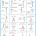 Stretching Exercise Poster | Warm up Cool Down Chart | Gym Training ...