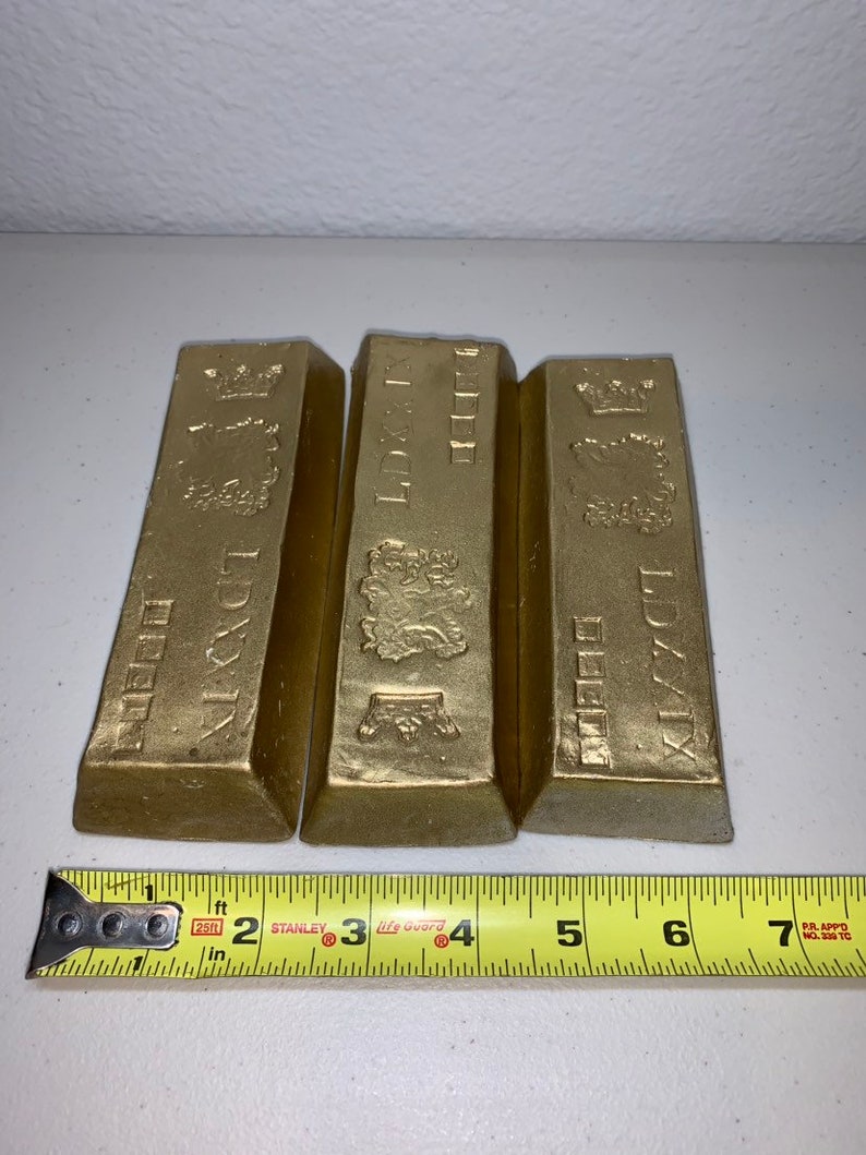 400 REALISTIC GOLD BARS - Etsy
