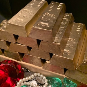 400 REALISTIC GOLD BARS - Etsy