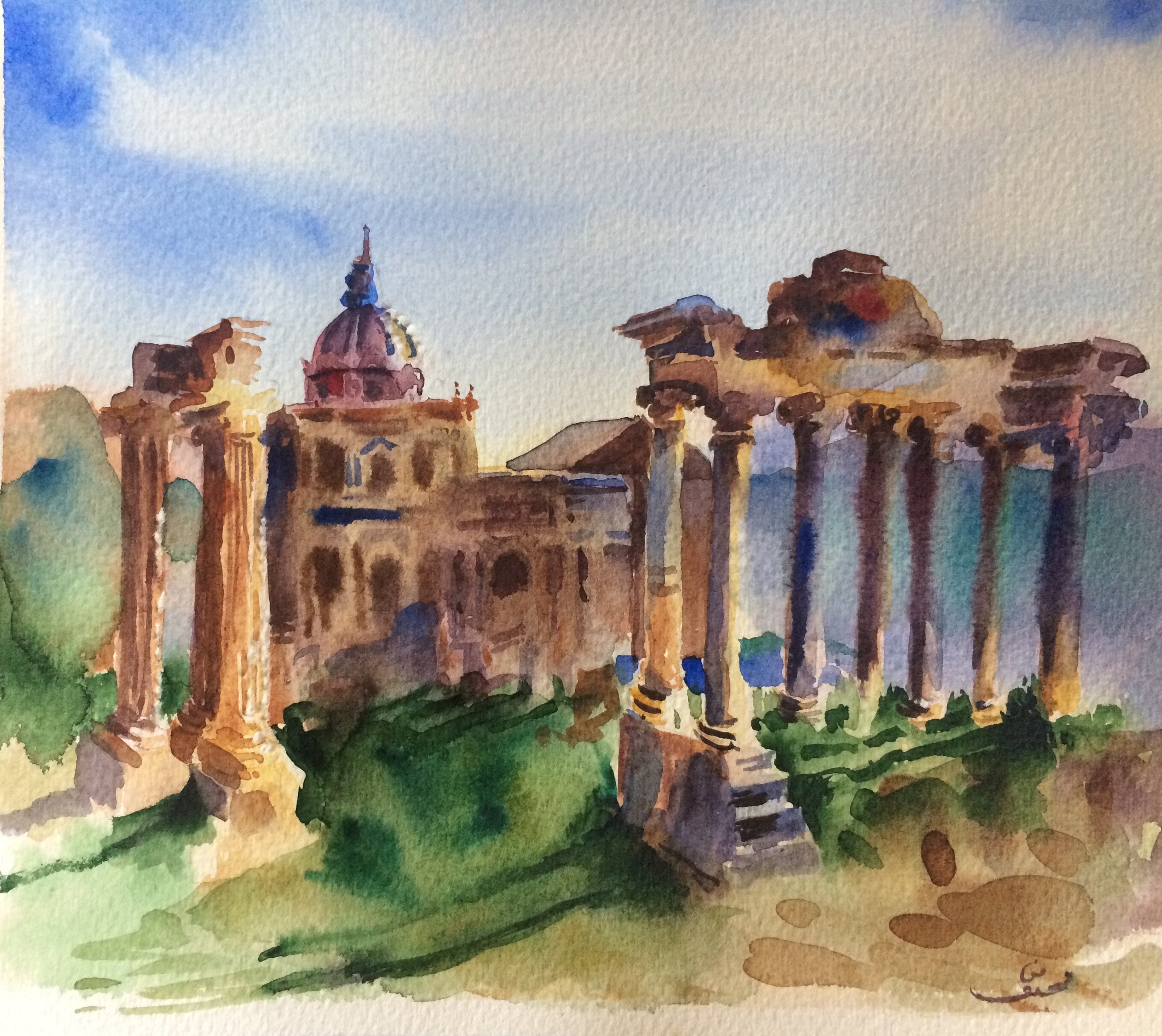 Ancient City Painting