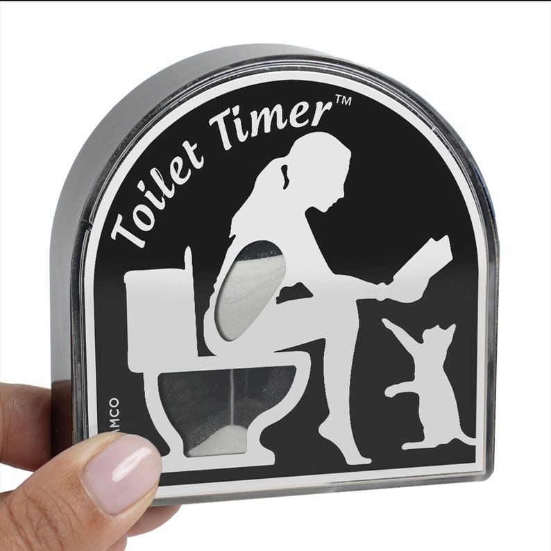 Toilet Timer Feline - Etsy