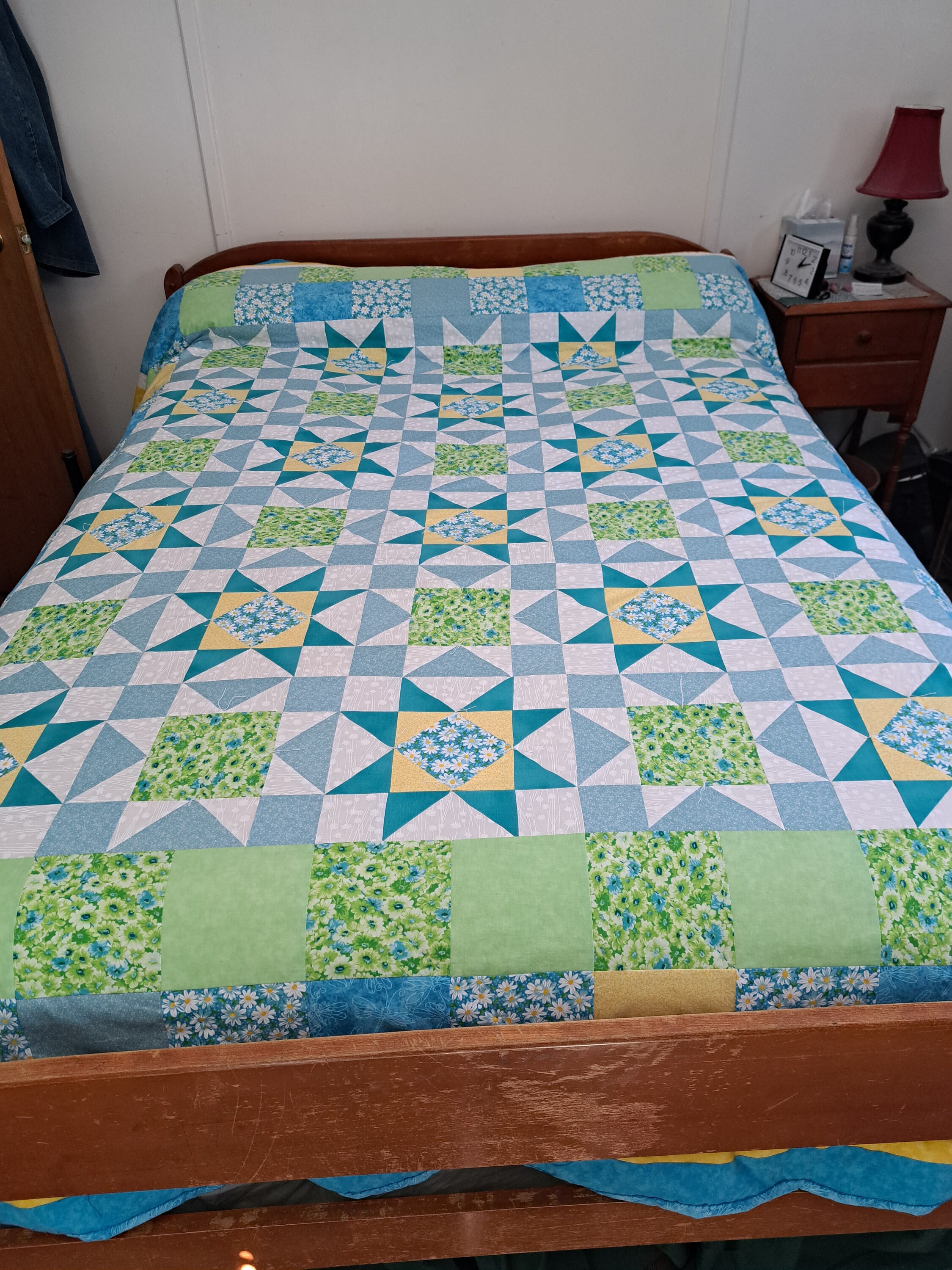 Spring Fling 83 X 93 Queen Size Quilt. Double Sided Design, Two Quilts ...