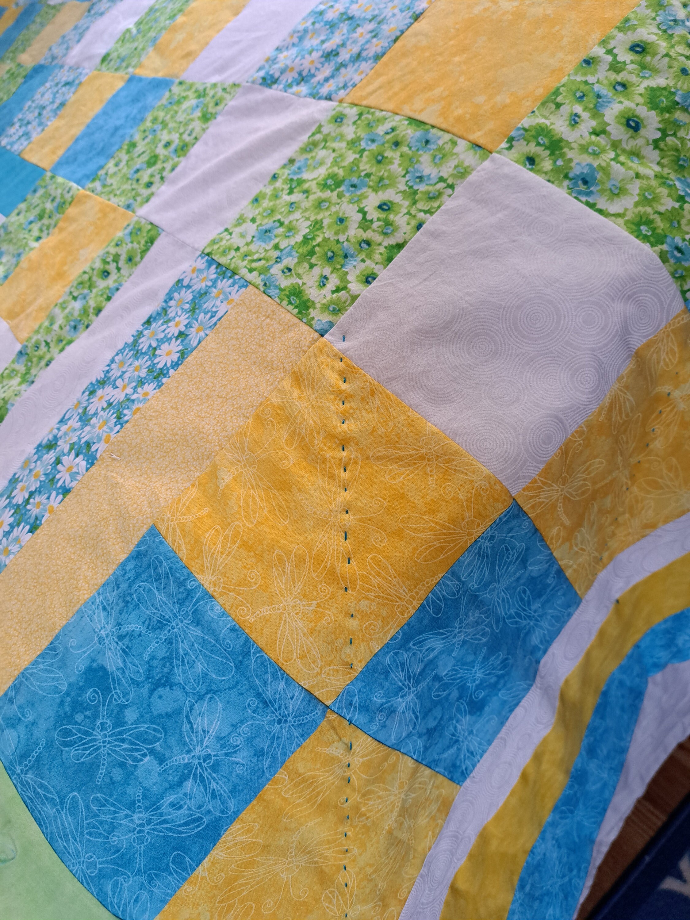 Spring Fling 83 X 93 Queen Size Quilt. Double Sided Design, Two Quilts ...