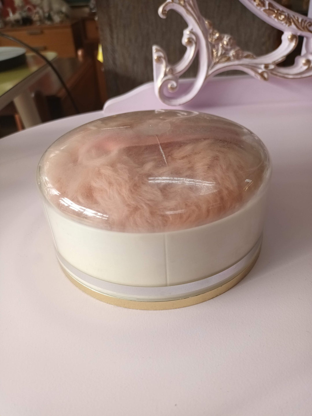 Vintage Aviance Beauty Dusting Powder Puff Powder Box Prince ...