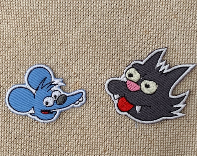 The Simpsons Patches Homer, Marge, Bart, Lisa, Maggie, Sew on Patches ...