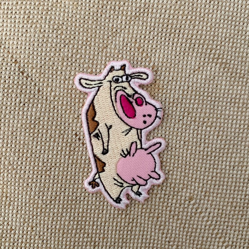 Cow and Chicken Patches Iron on Cow Iron on Patch Patches for Jackets ...