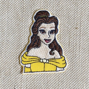Beauty and the Beast Patches Iron on Princess Iron on Patch Patches for ...
