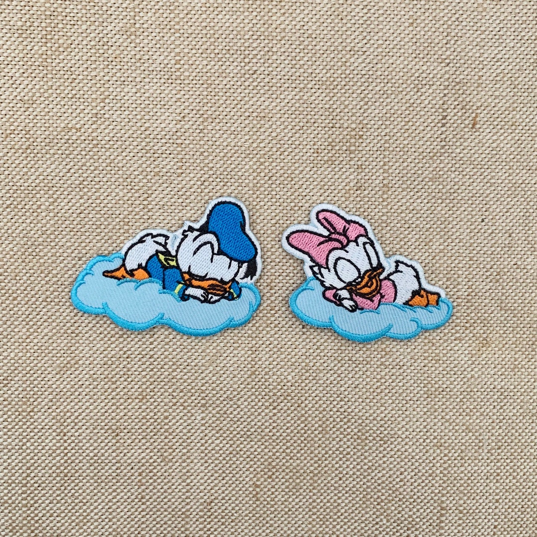 Donald and Daisy Duck Patches Iron on Donald Duck Iron on Patch Patches ...