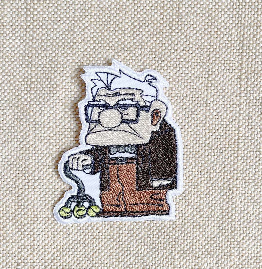 Carl Fredricksen Iron on Patch: "up" Movie Embroidered Applique - Etsy