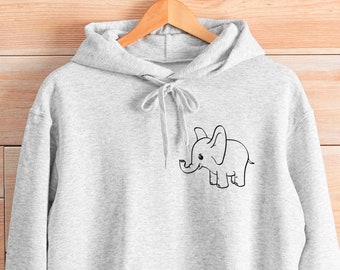 Elephant hoodie | Etsy