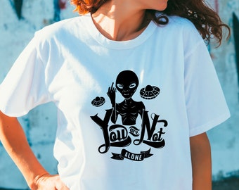 Middle finger alien | Etsy