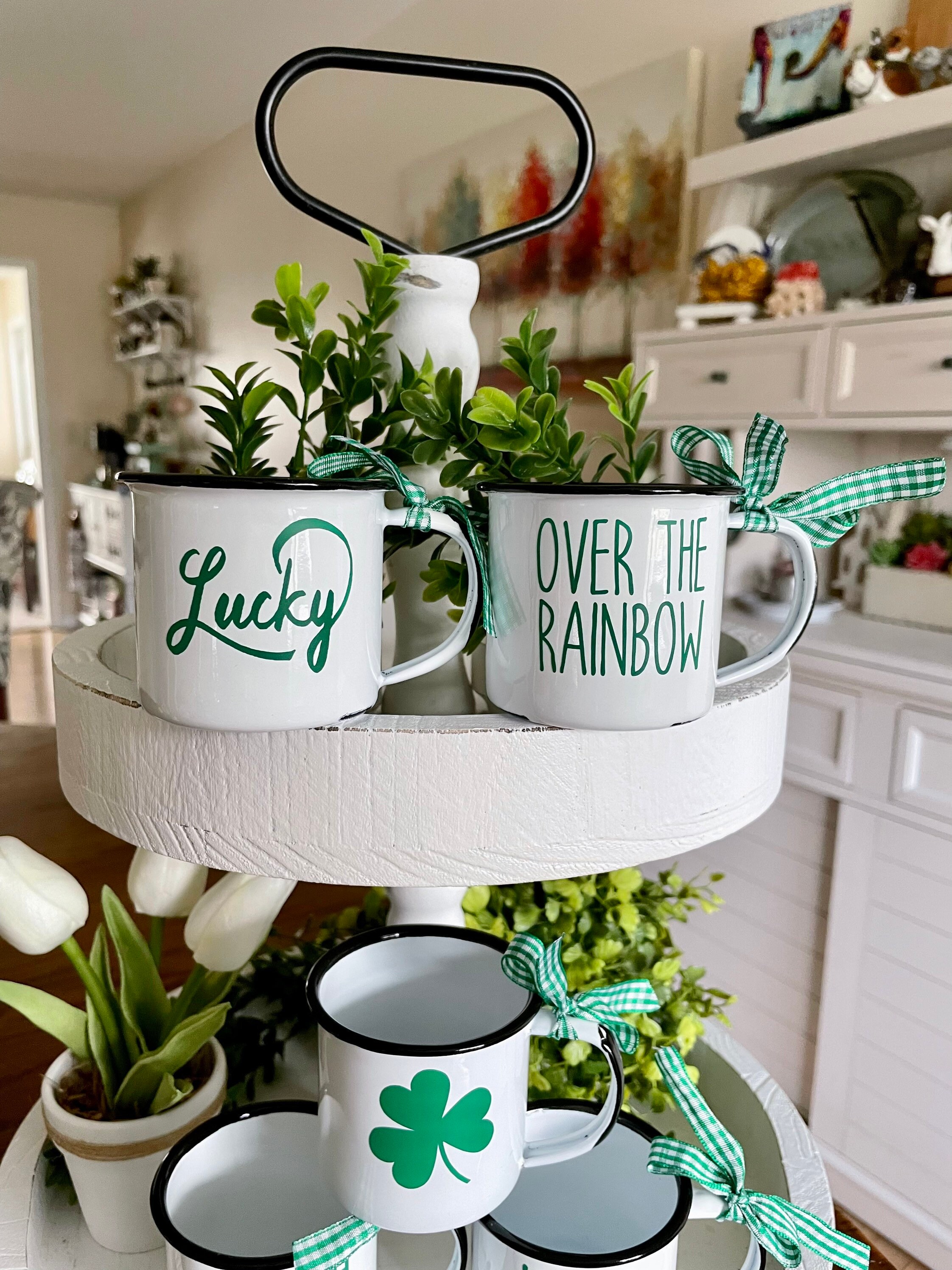 Mini St Patrick’s Day Coffee Mugs - St Paddy’s Tiered Tray Decor ...