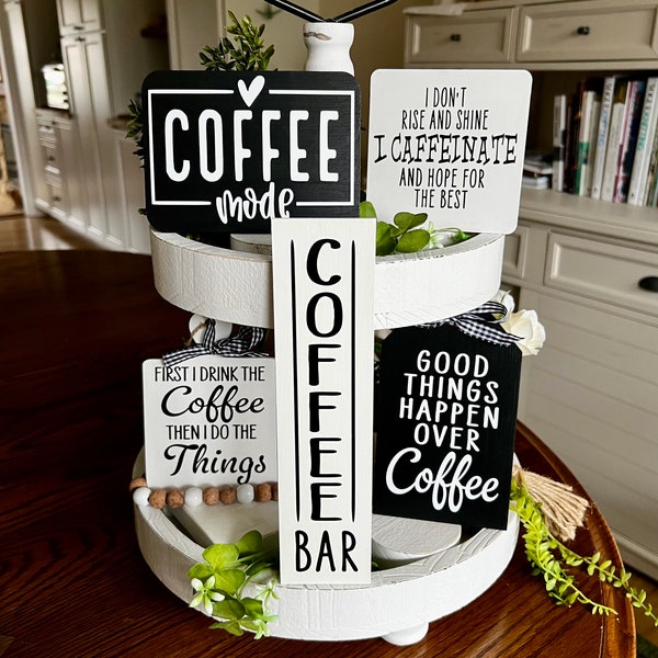 Coffee Tier Tray - Etsy