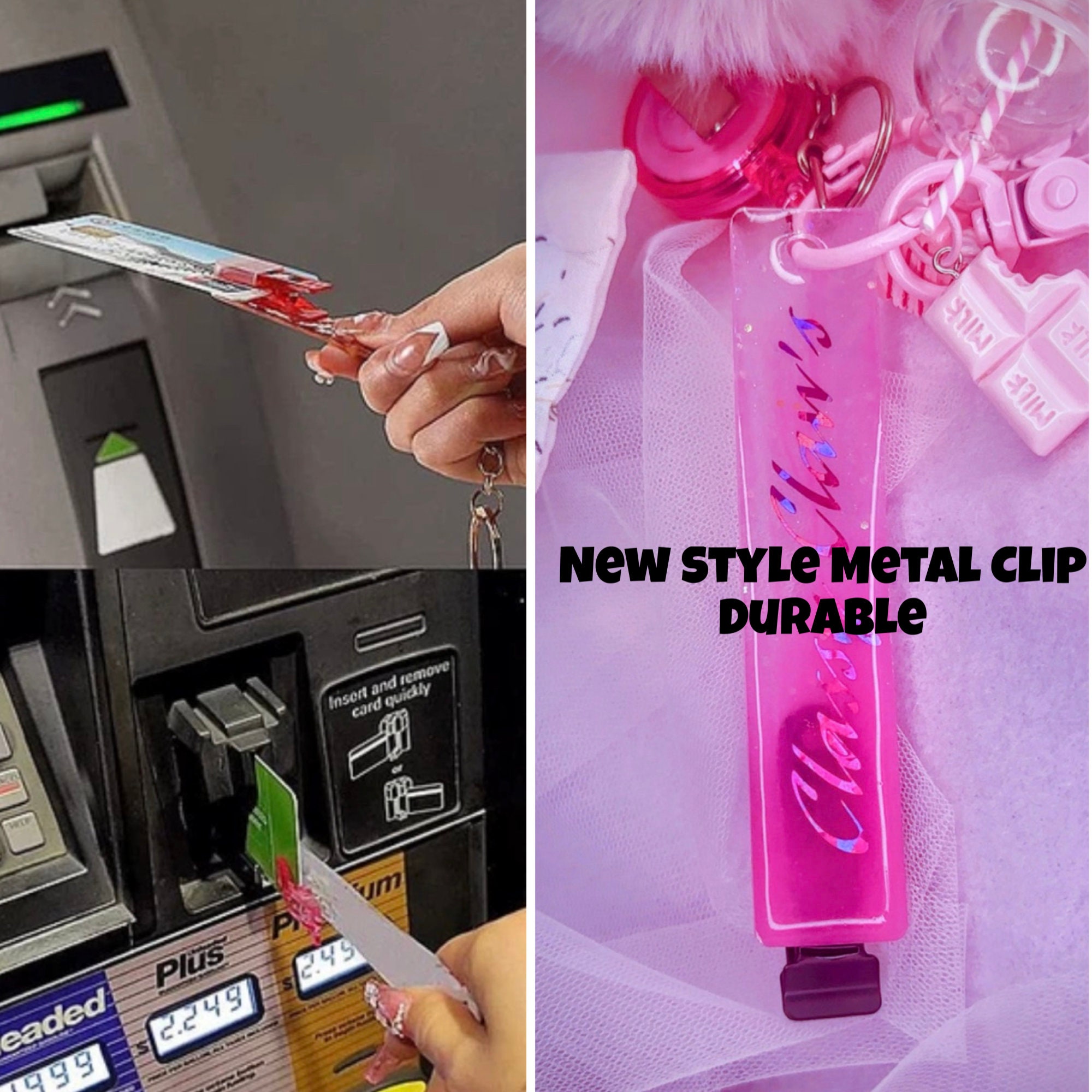 Classy Claws ATM Card Puller/holder for Long Nails Card Grabber random ...