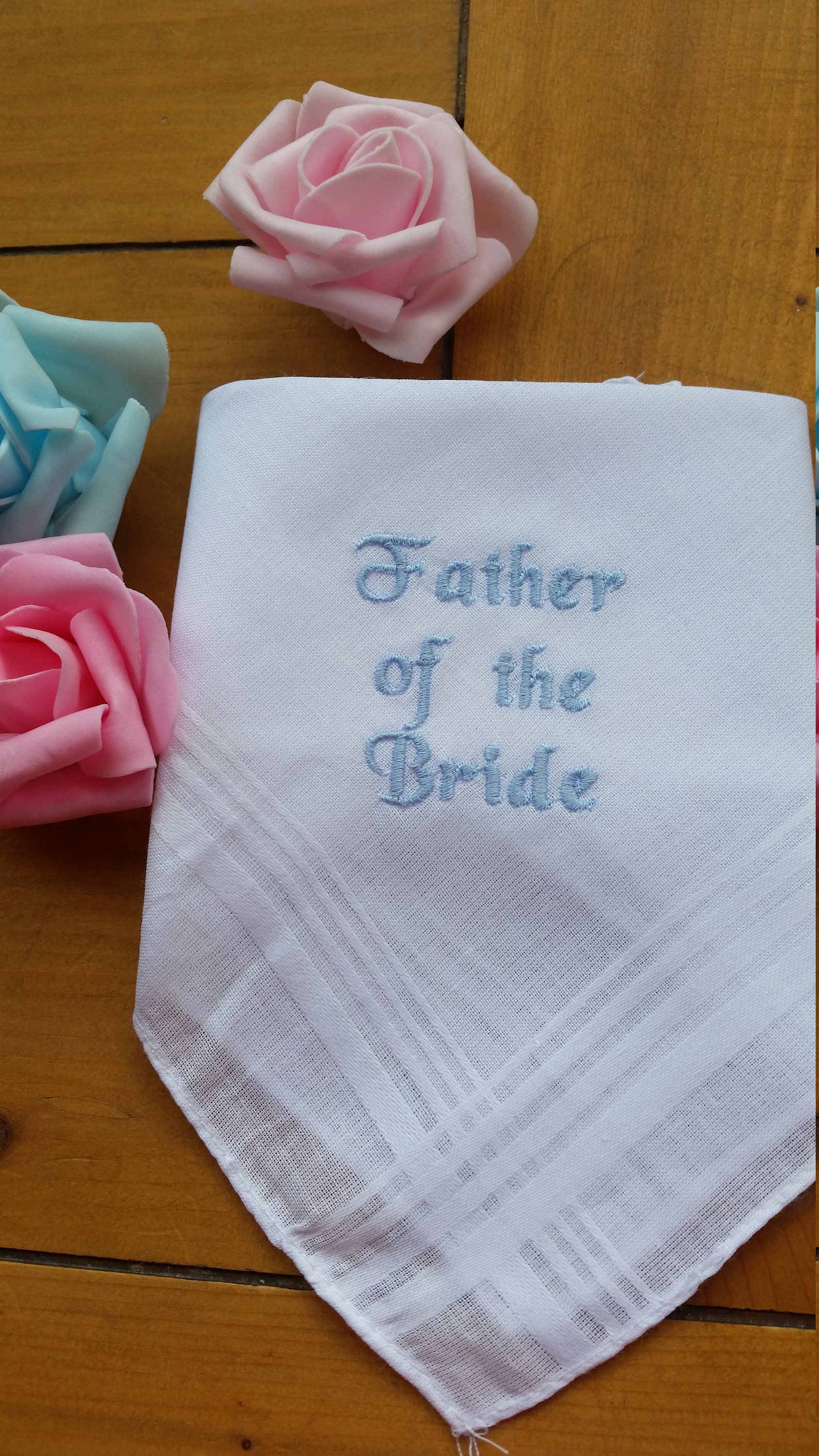 Embroidered Handkerchief Perfect Wedding Keepsake Gift Own - Etsy UK