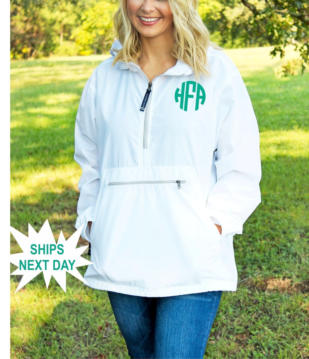 Monogrammed Charles River Pack-n-go Rain Pullover - Personalized ...