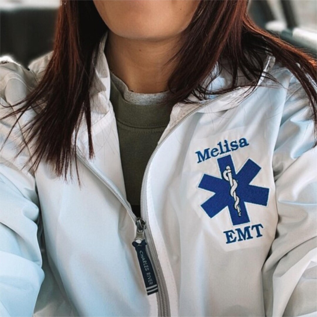 EMT EMS PARAMEDIC Charles River Rain Jacket - Unisex Charles River Pack ...
