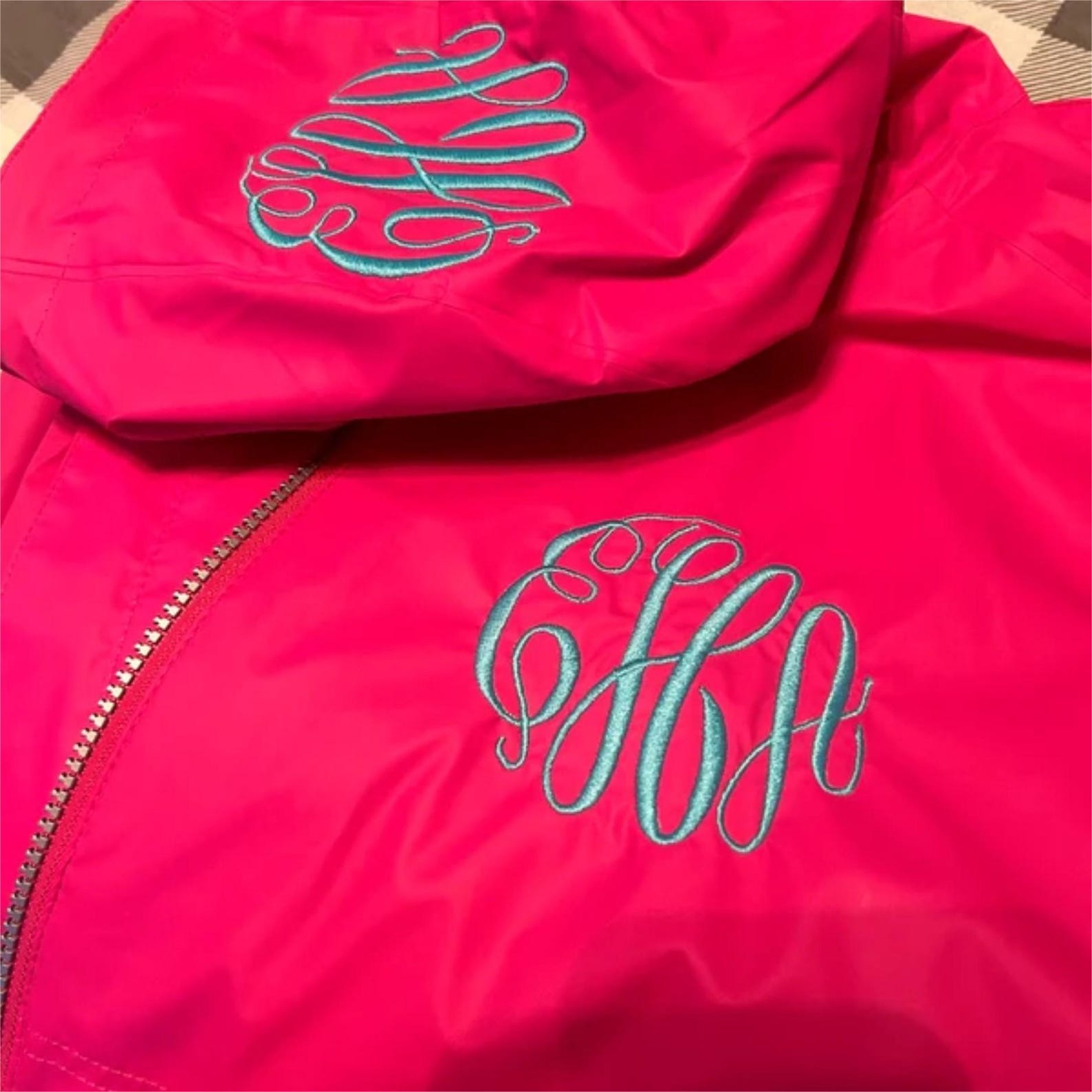 Charles River Monogram Rain Jacket New Englander Personalized Rain Coat ...