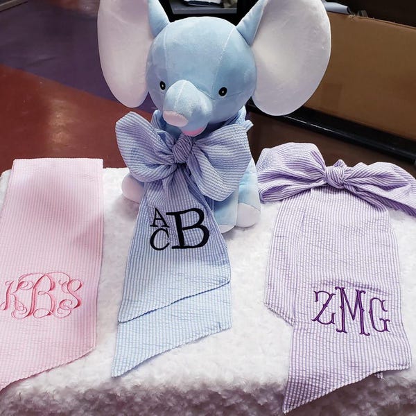 Ribbon Monogram - Etsy