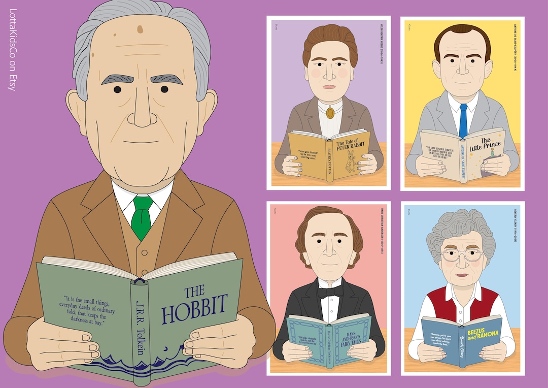 Famous Children's Author Posters #2 | English Classroom Posters ...