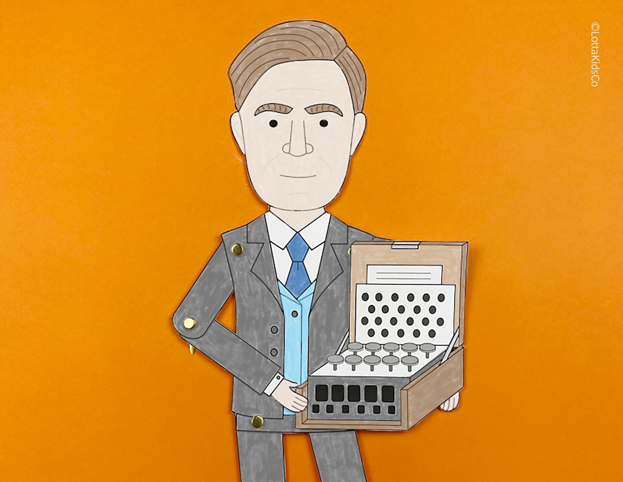 Famous Scientist Paper Dolls (einstein, Curie, Tesla, Hopper, Goodall ...