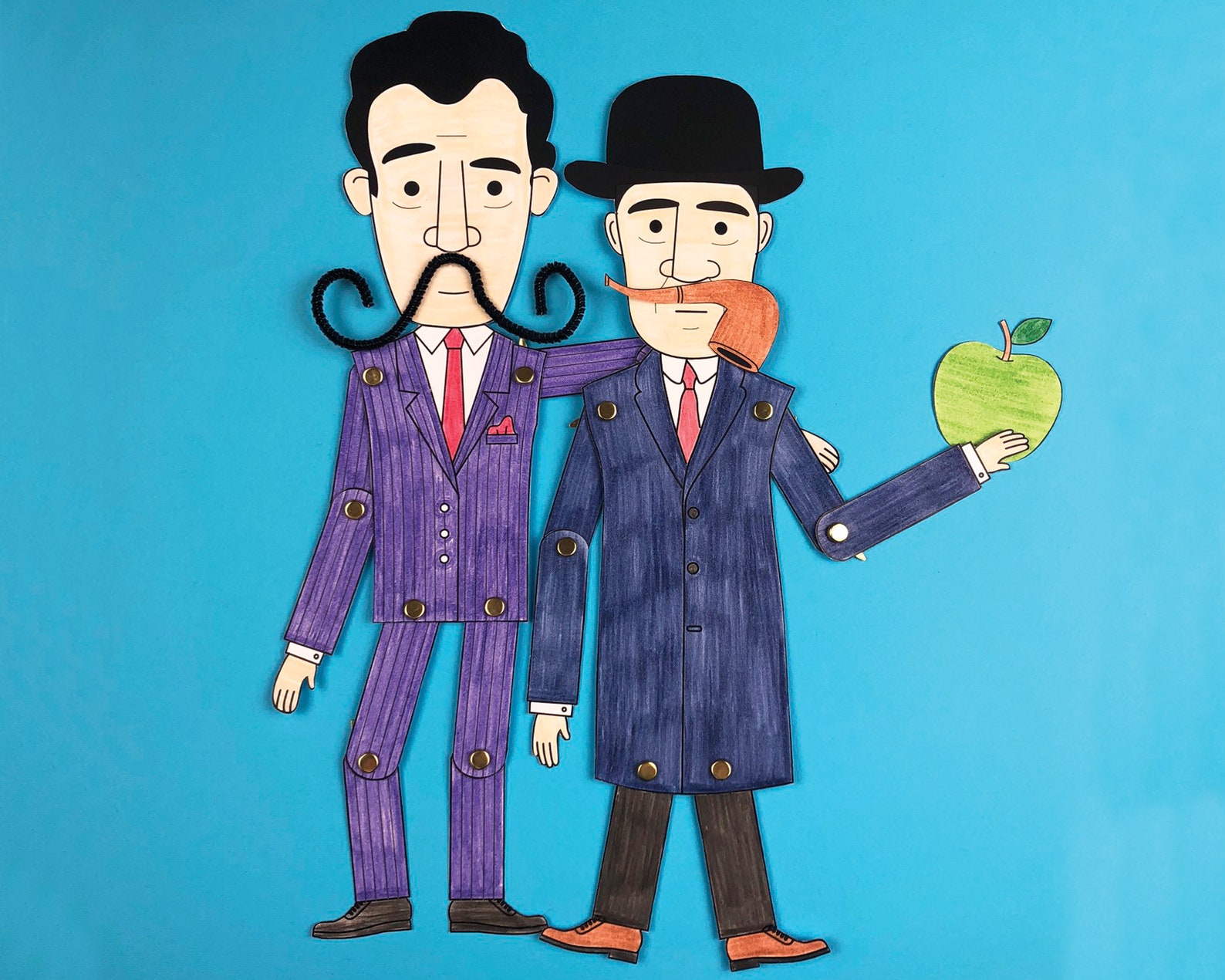 Famous Artist Paper Dolls van Gogh Picasso Warhol Frida - Etsy