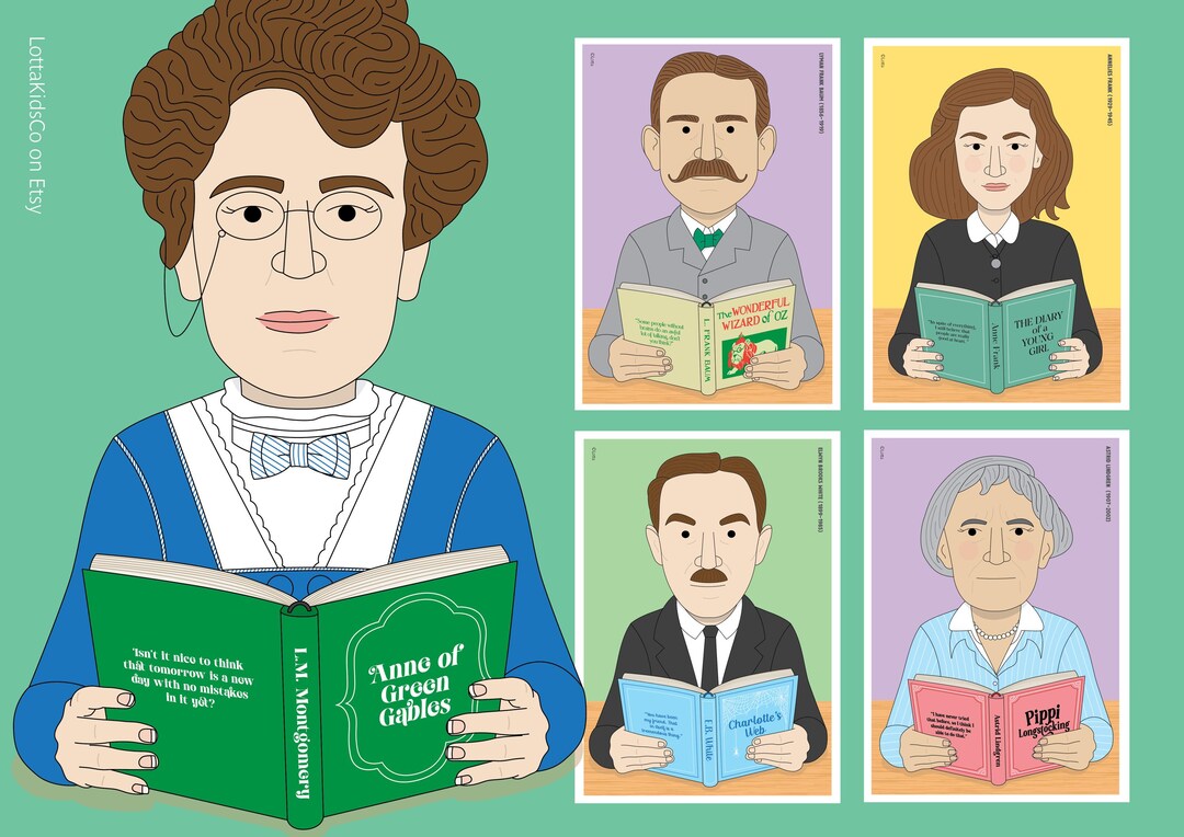 Famous Children's Author Posters #1 | English Classroom Posters ...